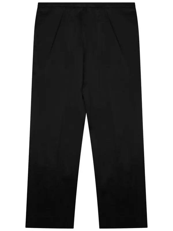 TOTEME Cropped Straight Pants - Black