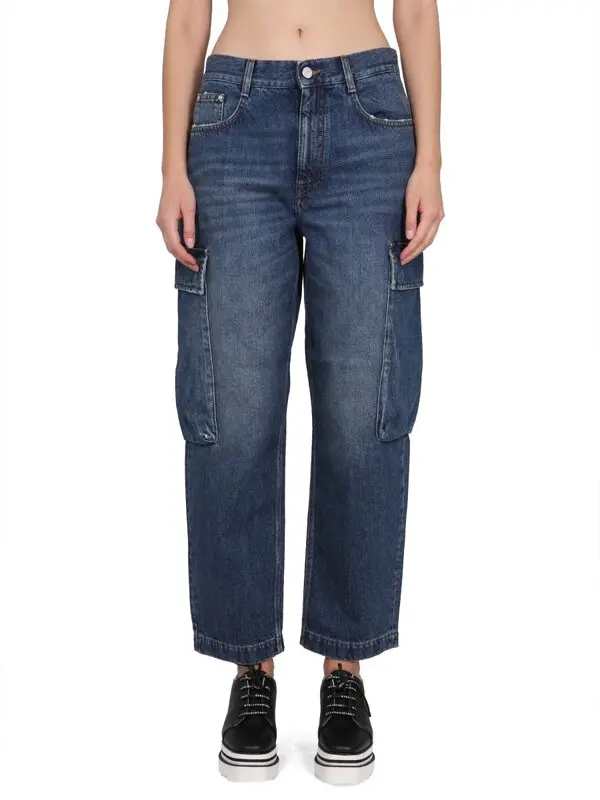 Stella McCartney Cargo Jeans - Blue