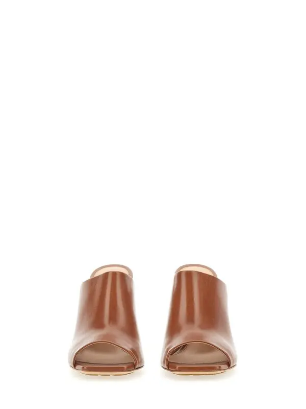 Bottega Veneta Leather Knot Detail Mule