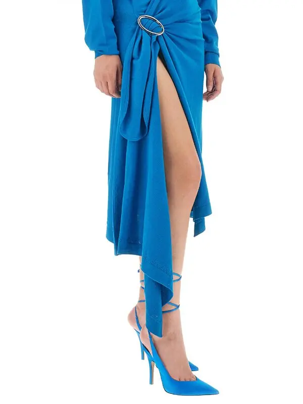 Attico Atwell Midi Dress - Blue