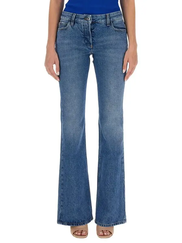 Off-White Flare Jeans - Blue