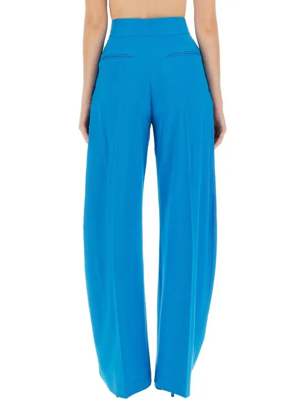 Attico Gary Wide-leg Trousers - Blue