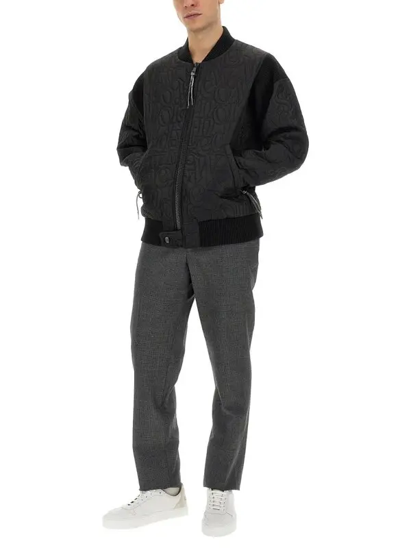 VIVIENNE WESTWOOD Quilted Logo Bomber Jacket