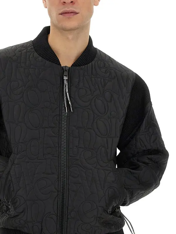 VIVIENNE WESTWOOD Quilted Logo Bomber Jacket