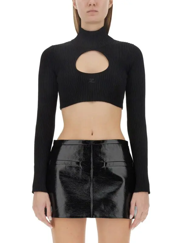 COURREGES Cropped Shirt