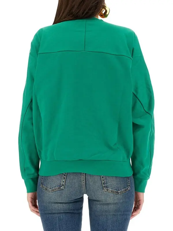 Alexander McQueen Varsity Skull Sweatshirt - Green
