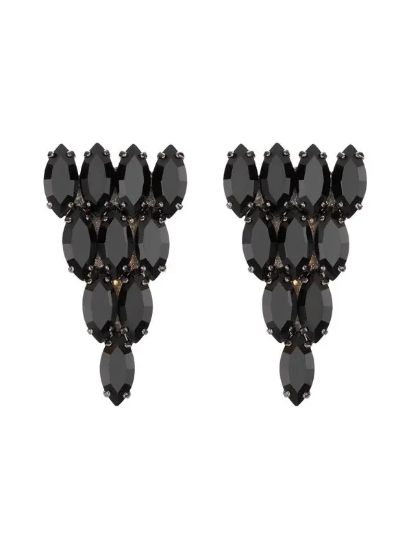 Gucci Geometric Shape Earrings - Black