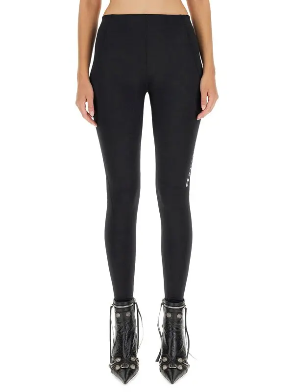 Balenciaga Sporty B Activewear Leggings - Black