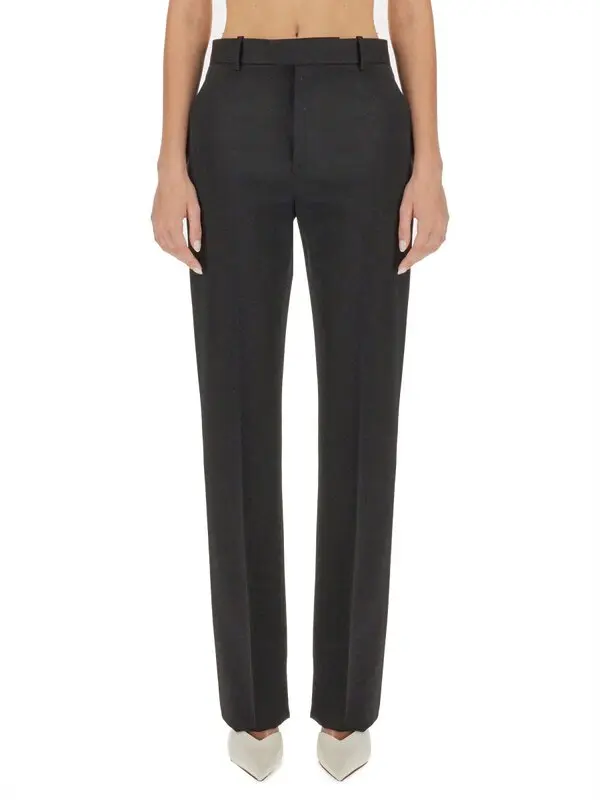 Bottega Veneta Tailored Wool Pants - Black