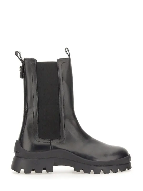 Dsquared2 Leather Chelsea Boots - Black