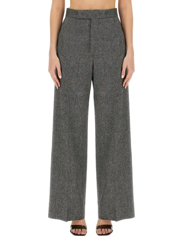 VIVIENNE WESTWOOD Wide Leg Trousers - Gray