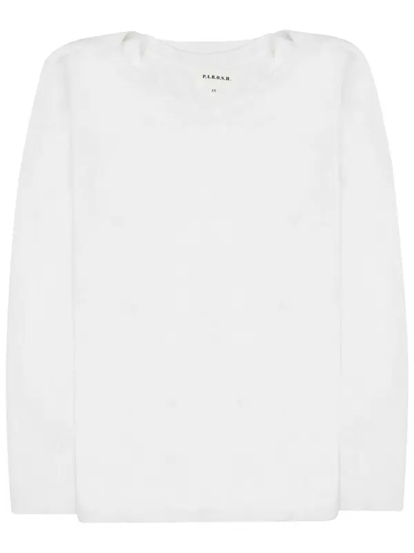 P.a.r.o.s.h Long Sleeve Top - White