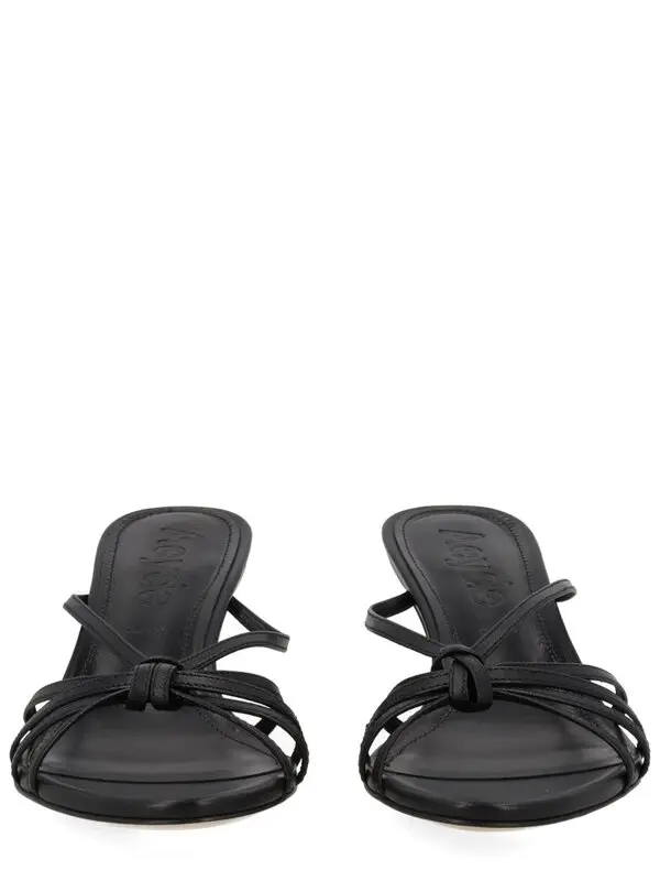 AeydĒ Abby Heeled Sandals - Black