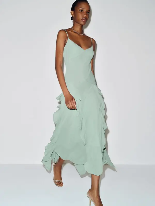 REFORMATION Allissa Dress - Green