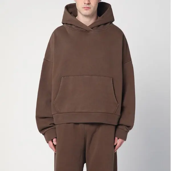 ENTIRE STUDIOS Oversized Cotton Sweatshirt - Brown
