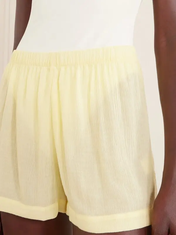 AWAY THAT DAY Maldives Gauze Shorts - Yellow