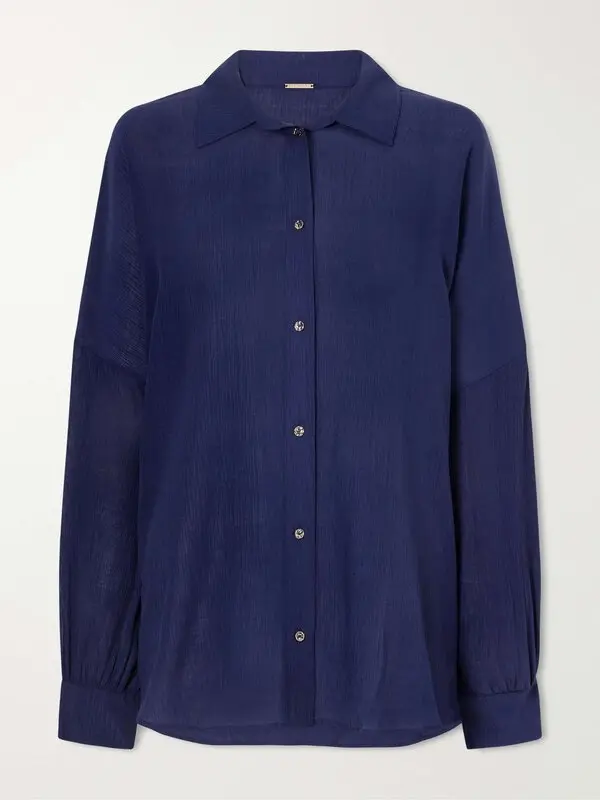AWAY THAT DAY Maldives Crepon Shirt