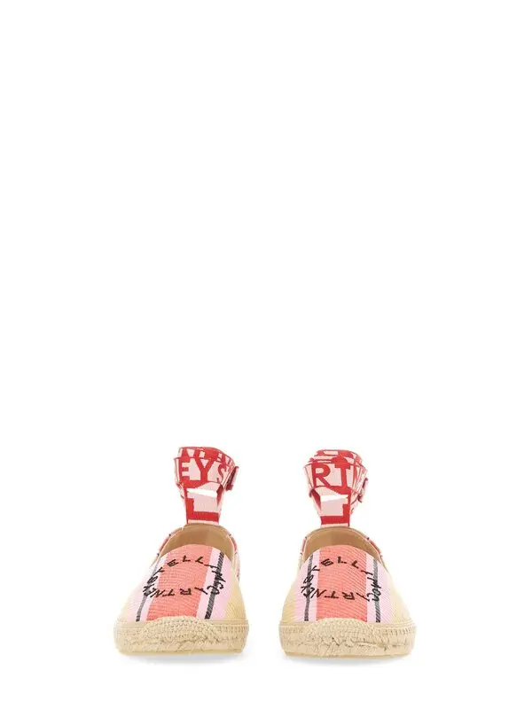Stella McCartney Gaia Espadrilles With Branded Ankle Straps - Multicolor