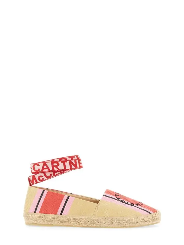 Stella McCartney Gaia Espadrilles With Branded Ankle Straps - Multicolor