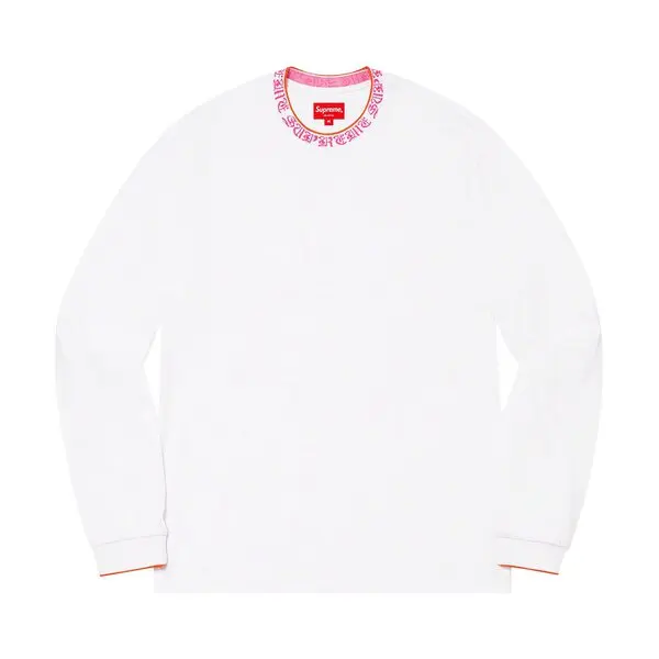 Supreme Old English Collar Logo Long-sleeve Top