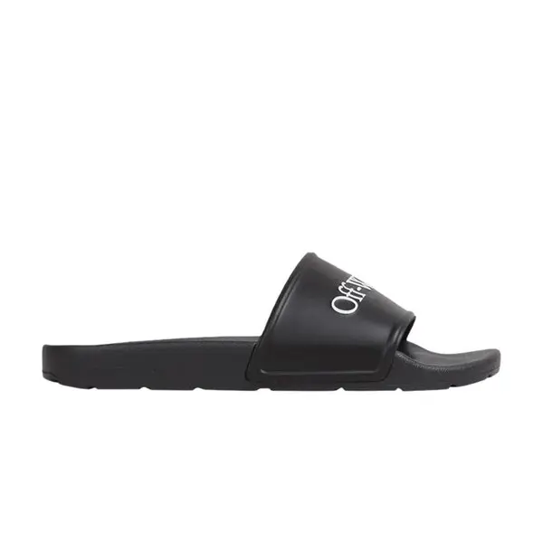 Off-White Bookish Logo Slide - Black