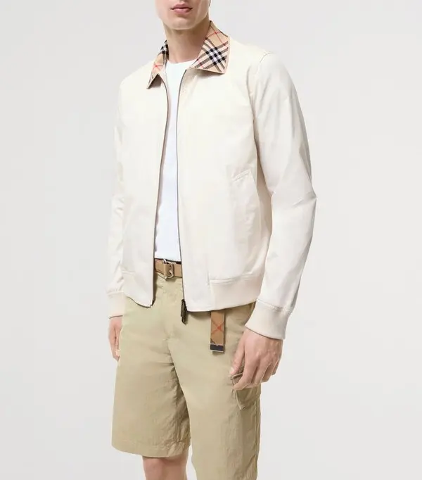 Burberry Cotton Gabardine Harrington Jacket