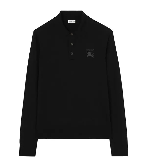 Burberry Wool Ekd Polo Shirt