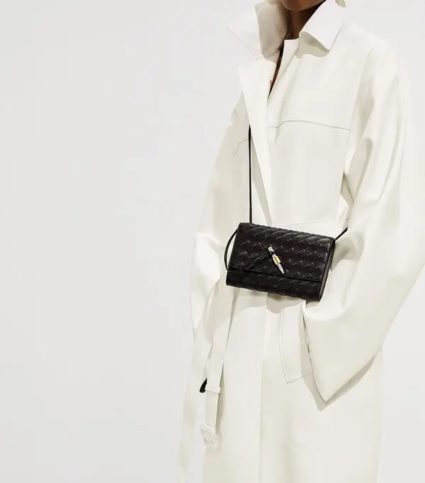 Bottega Veneta Nappa Leather Andiamo Pouch