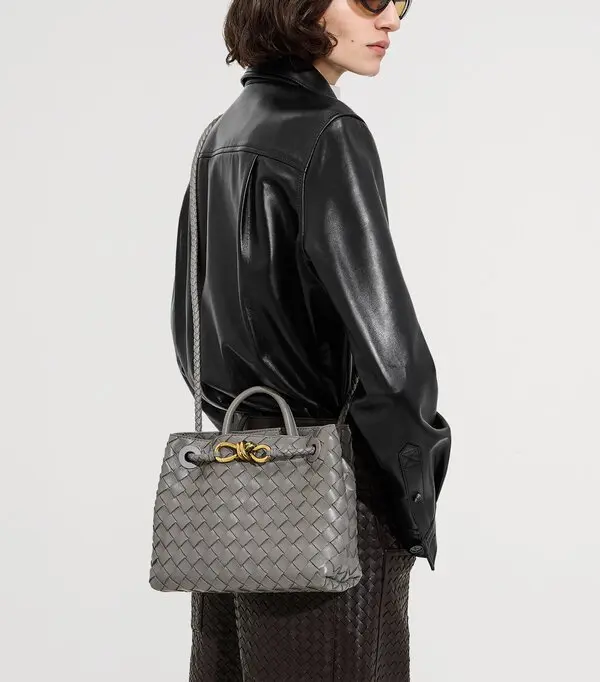 Bottega Veneta Nappa Leather Andiamo Shoulder Bag