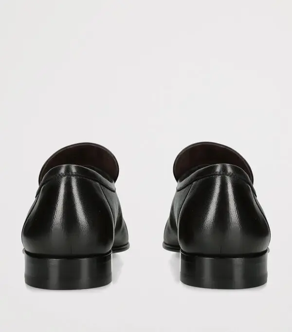THE ROW Soft Moccasin Two Leather Loafers