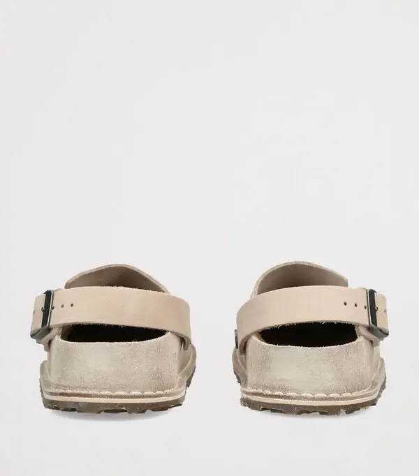 BIRKENSTOCK Suede Lutry Clogs