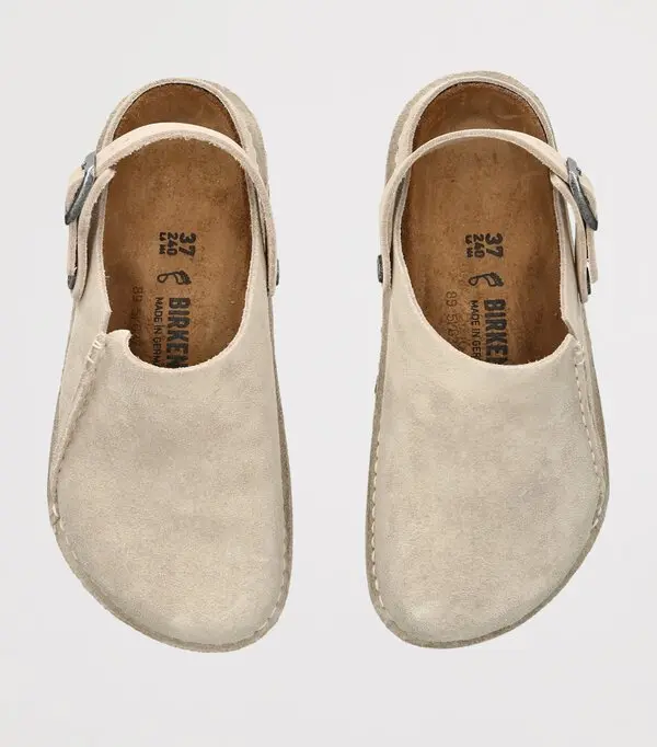 BIRKENSTOCK Suede Lutry Clogs