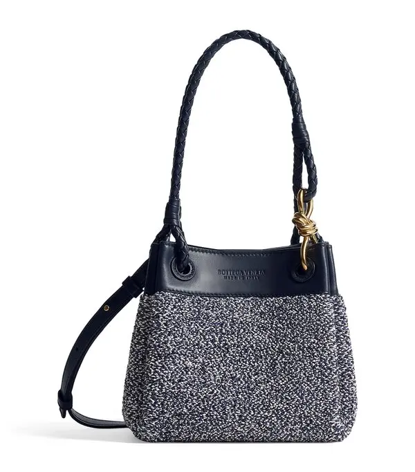 Bottega Veneta Raffia Parachute Shoulder Bag