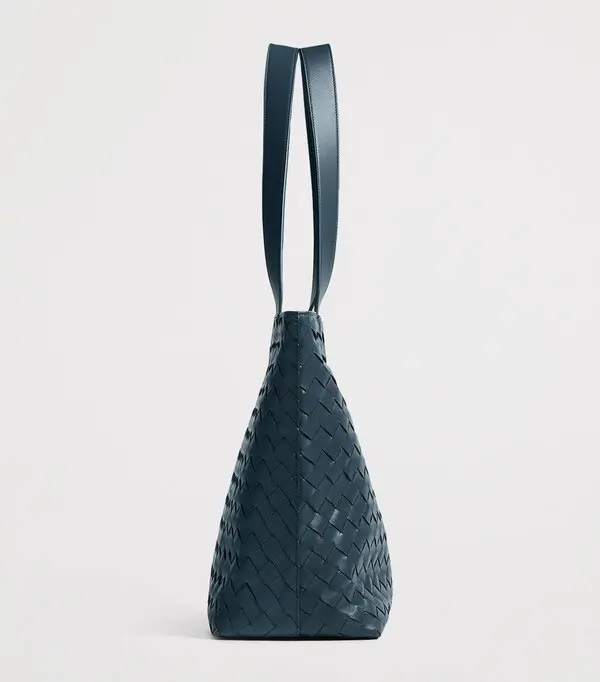 Bottega Veneta Zipped Intrecciato Tote Bag