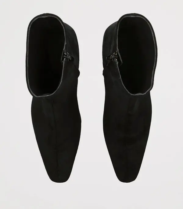 Staud Suede Wally Heeled Ankle Boots