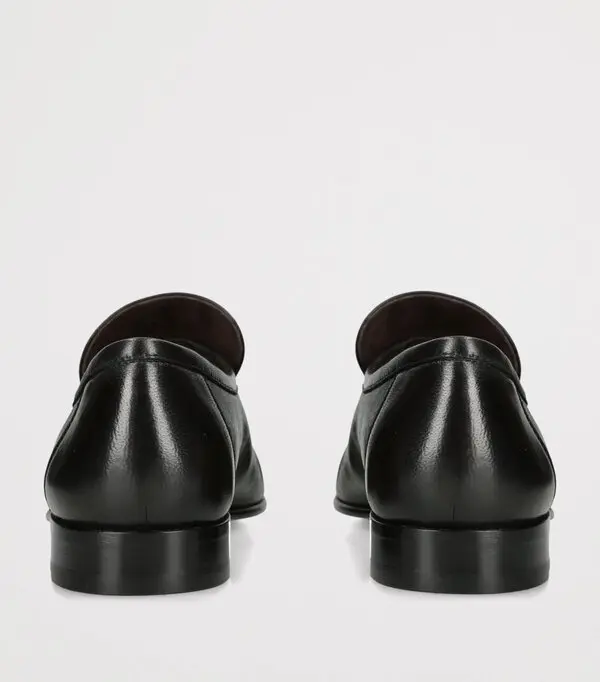 THE ROW Soft Moccasin Two Leather Loafers