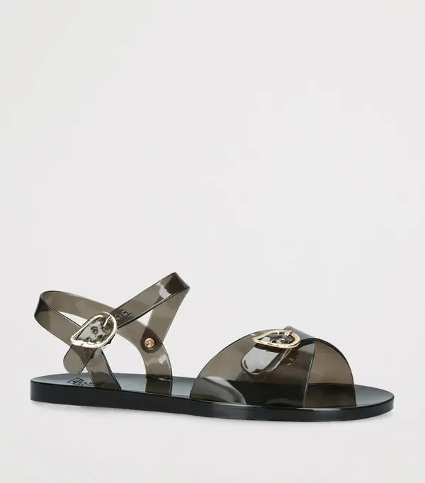 ANCIENT GREEK SANDALS Jelly Irini Sandals - Black