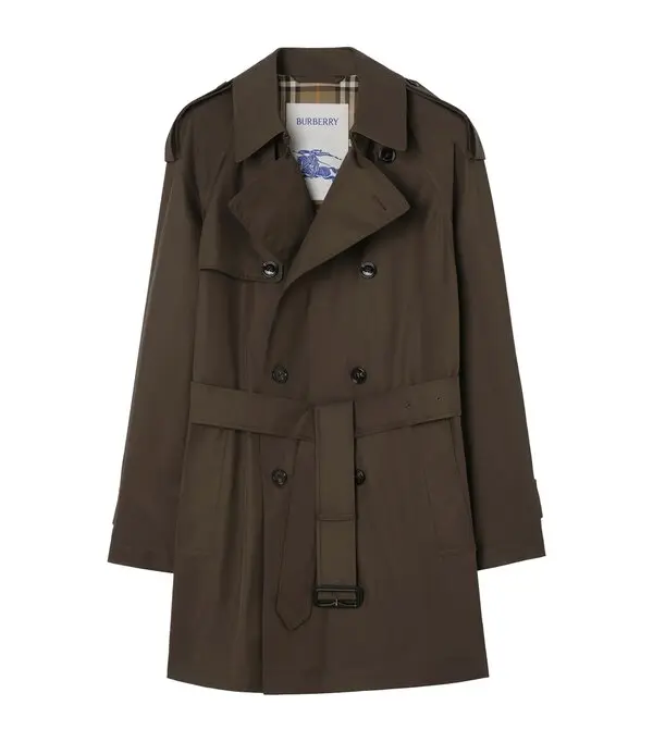 Burberry Cotton Gabardine Leadenham Trench Coat