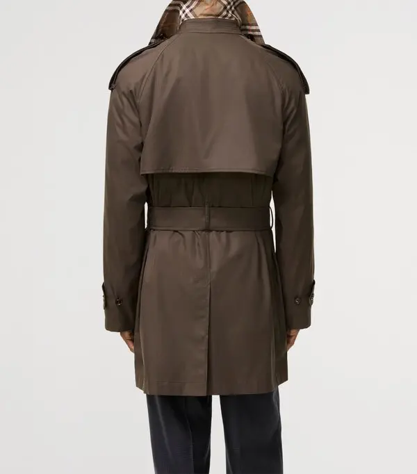 Burberry Cotton Gabardine Leadenham Trench Coat