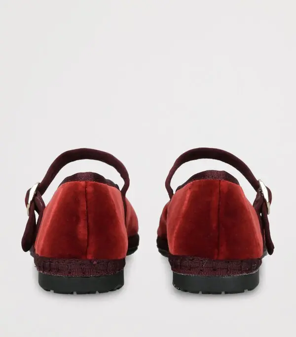 FLABELUS Velvet Mary Janes