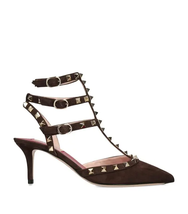 Valentino Garavani Suede Rockstud Pumps 65