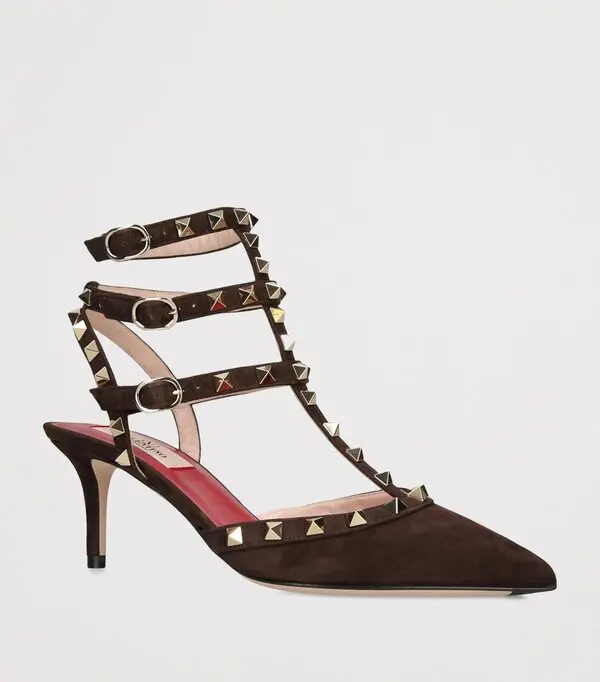 Valentino Garavani Suede Rockstud Pumps 65