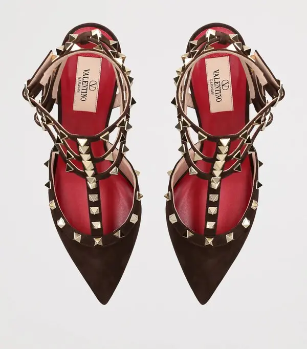 Valentino Garavani Suede Rockstud Pumps 65