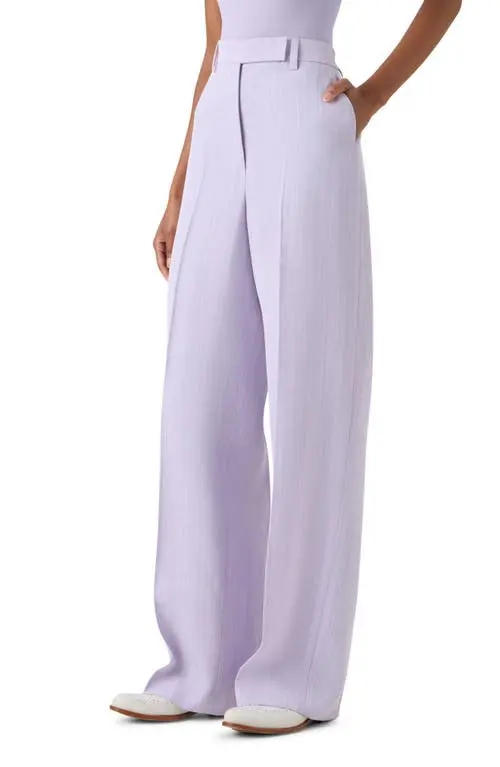 Akris Forest Melangé Straight Leg Trousers
