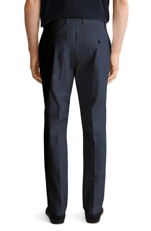 Mango Slim Fit Stretch Cotton Tailored Trousers