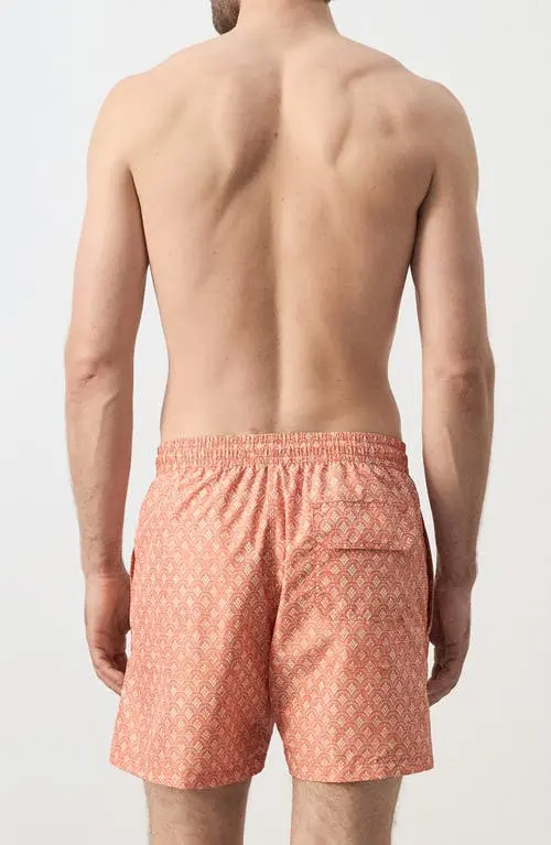 Mango Printed Swim Trunks