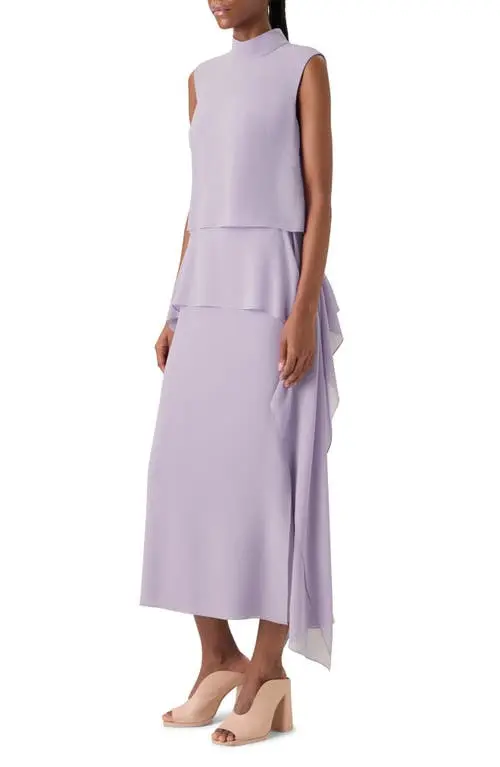 Akris Layered Silk Georgette Dress