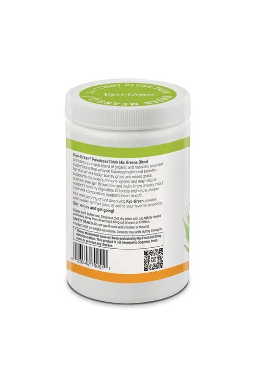 KYO-GREEN Greens Blend Energy, Powdered Drink Mix