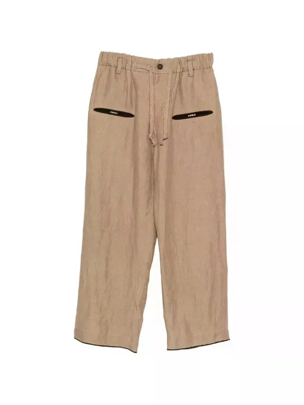 ZIGGY CHEN Drawstring Waist Trousers