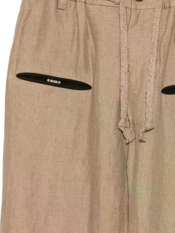 ZIGGY CHEN Drawstring Waist Trousers